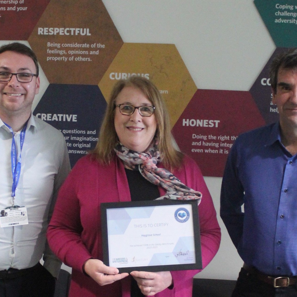 Quantock Education Trust - Haygrove School receive top marks for their Careers Programme